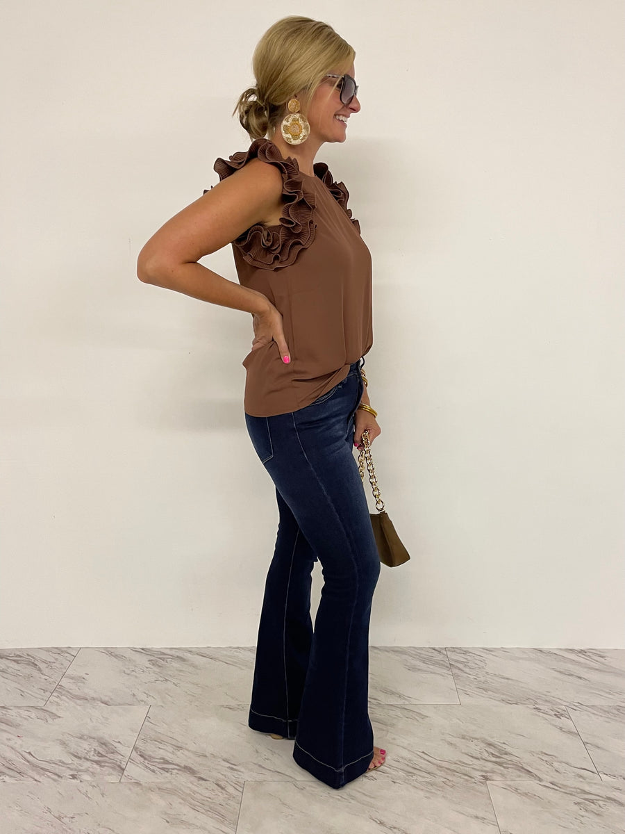 Hayden Flare Leg Denim – shop chartreuse